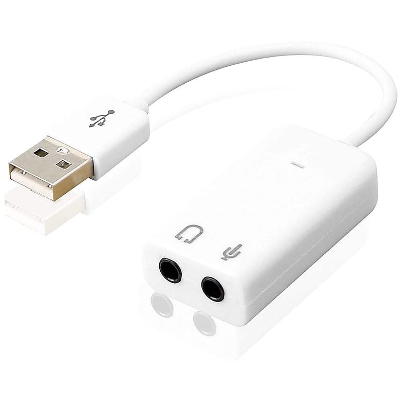 External USB 2.0 3D Virtual 7.1 Channel Audio Sound Card | Reverb