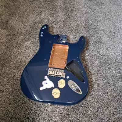 Squier Stratocaster Midnight Blue Loaded Body (Billy Corgan | Reverb