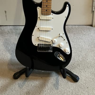 1989 Fender Strat Plus Deluxe Stratocaster, Black, Lace | Reverb