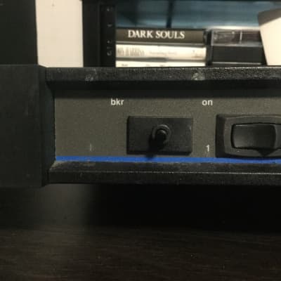 QSC Model 1100 Professional Stereo Amplifier Power Amp 1U | Reverb