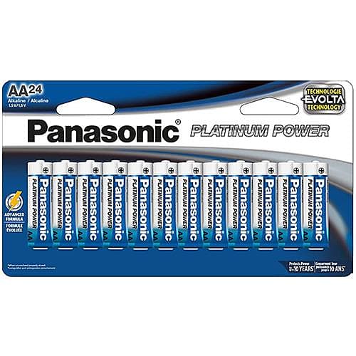 Panasonic PLATINUM POWER AA Batteries - 1.5 Volt, 24-Pack | Reverb