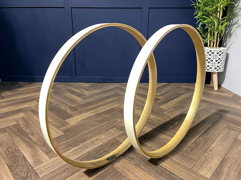 TAMA Superstar Birch Bass Drum 22” Wooden Hoops Rims | Reverb UK