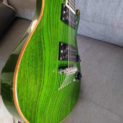 ESP Custom shop horizon 7 strings 2001 Trans green | Reverb