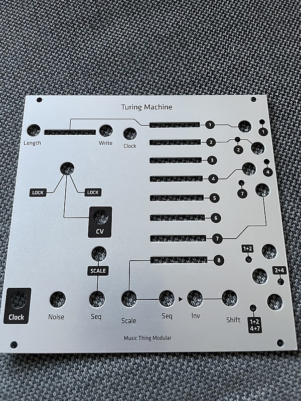 Grayscale Music Thing Turing Machine v1 Hybrid Panel | Reverb