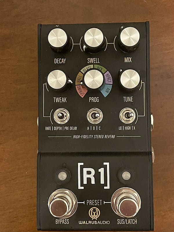 Walrus Audio Mako R1 High-Fidelity Reverb 2021 - Black | Reverb