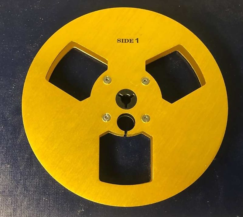 Handmade Take Up Metal Reel To Reel 2022 -Gold | Reverb