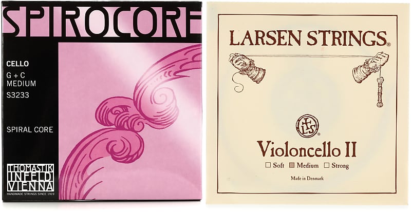 Thomastik-Infeld S3233 Spirocore Cello G & C String Set - 4/4 | Reverb