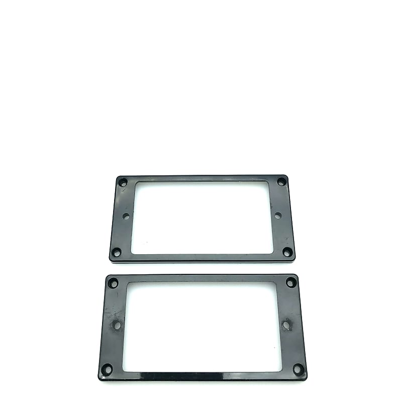 Humbucker Pickup Rings Set Black | Reverb