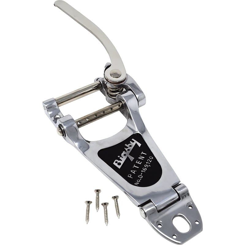 Bigsby B7 Vibrato String-Through Archtop - Polished Aluminum | Reverb