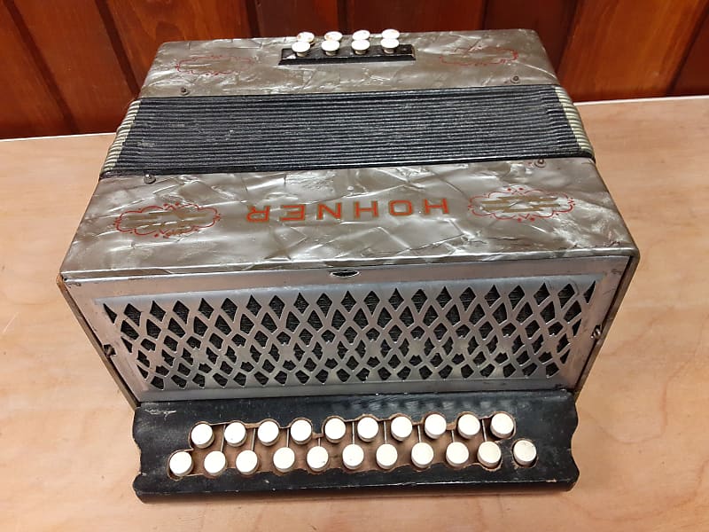 Antique 1920's -1930's Hohner Concertina - Accordion - Made | Reverb