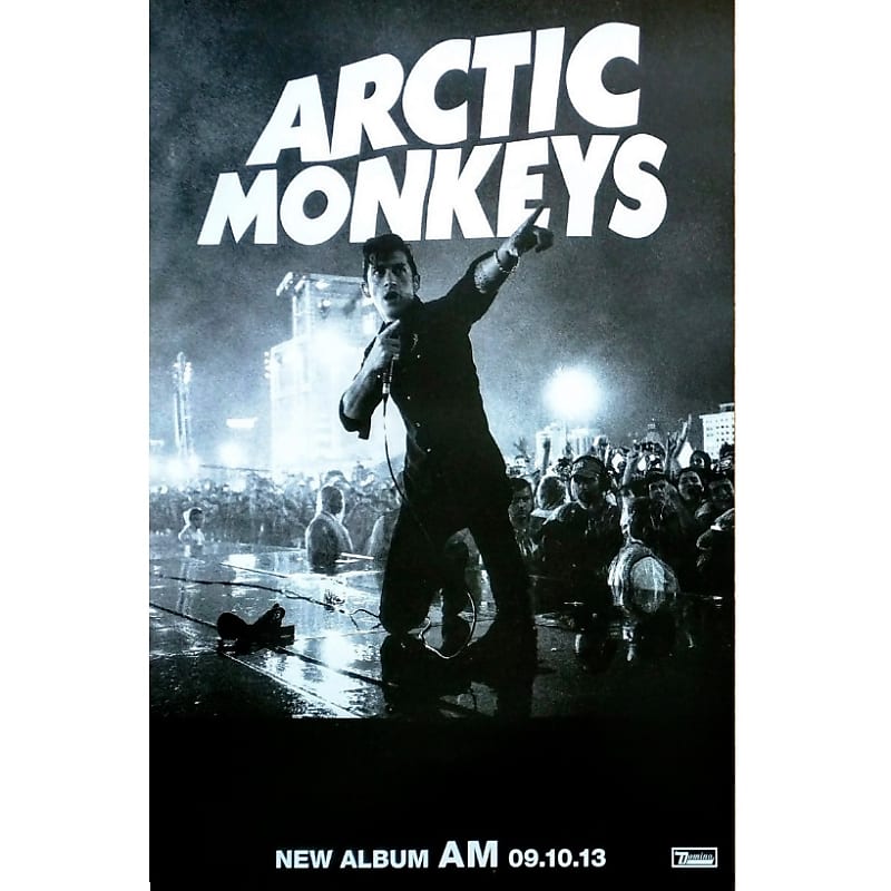 ARCTIC MONKEYS - AM Ltd Ed RARE New Tour Poster! The Last | Reverb