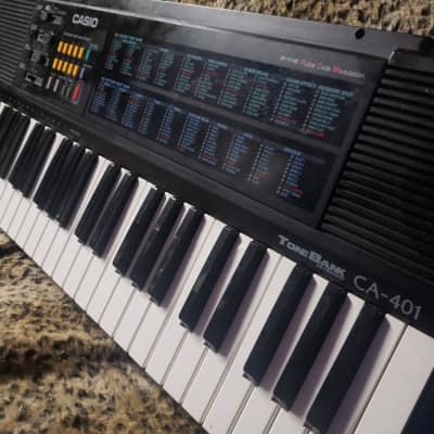 Vintage Casio CA-401 ToneBank Keyboard 1990's w/Rick Astley | Reverb