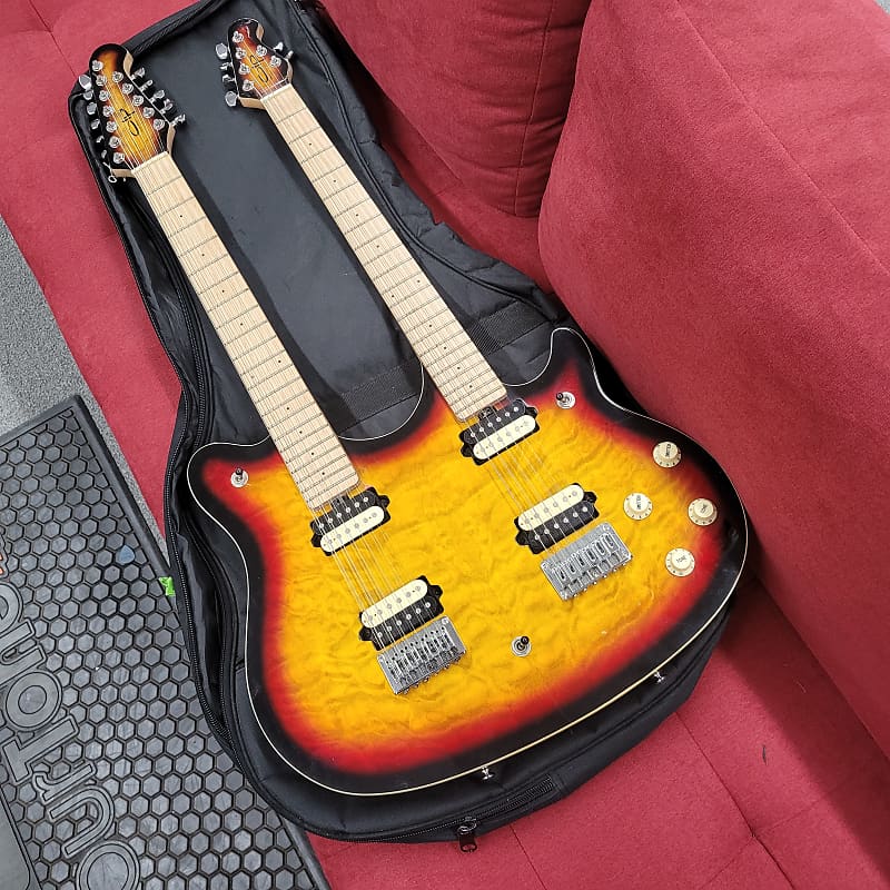 OLP by Ernie Ball MM612 Double Neck 6/12 String Electric - | Reverb