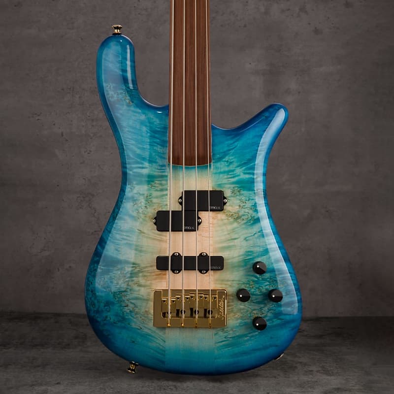 Spector USA Custom NS2 Fretless Bass Guitar - Desert Island - | Reverb