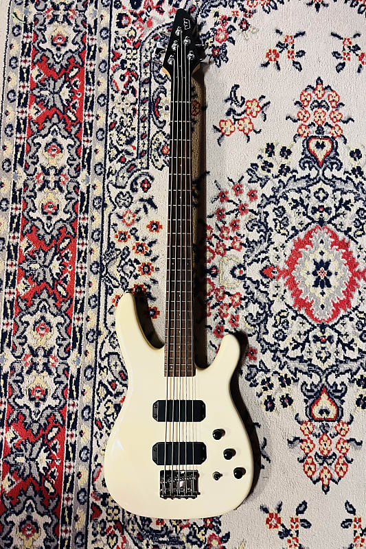 1989 Westone Spectrum V 5-String Bass MIJ - Cream White | Reverb