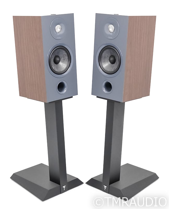 Focal Chora 806 Bookshelf Speakers w/ Stands; Dark Wood Pair | Reverb