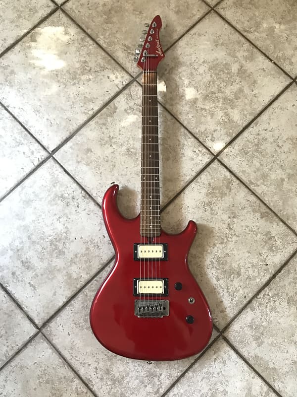 Aria Pro II RS Straycat 80s Candy Apple Red | Reverb