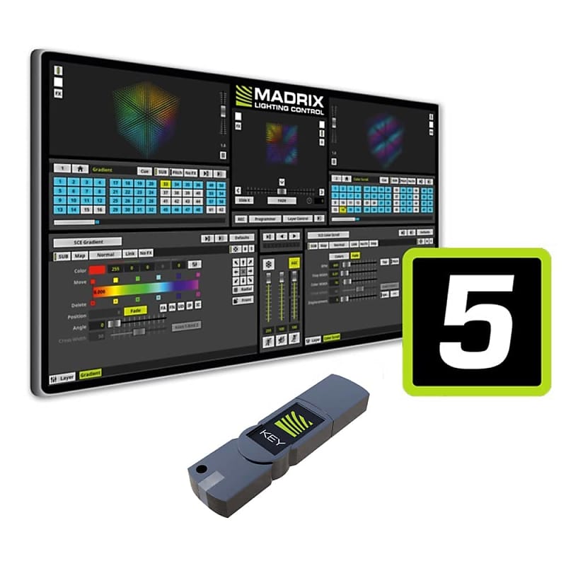 MADRIX® 5 License entry + Key, 8 DMX Universes | Reverb