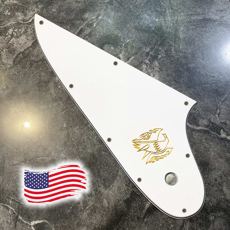 White 3 Ply Pickguard for 2007-2019 Gibson Firebird Reverse | Reverb
