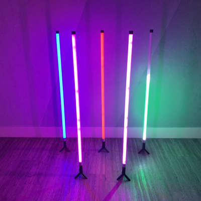 RGB LED Wireless Rechargeable 50" Tube Light for Photo Video | Reverb