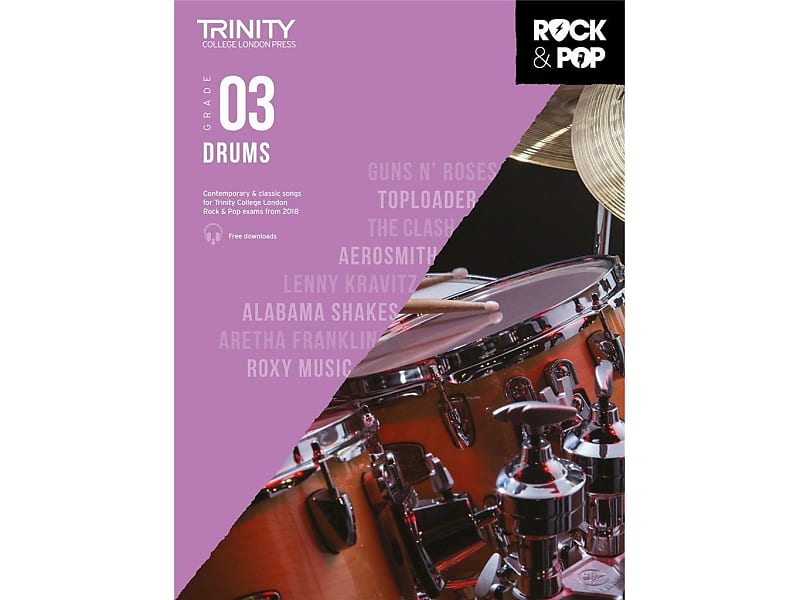 Trinity Rock & Pop 2018 Drums Grade 3 | Reverb
