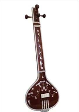 Tanpuri Indian Dark Brown Wood Tanpuri 4 String Musical | Reverb
