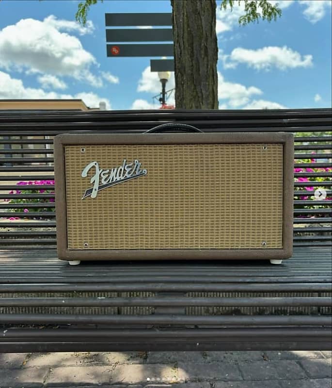 Fender Reverb Unit Tank 1961 - Brown Tolex CLEAN and SERVICED | Reverb