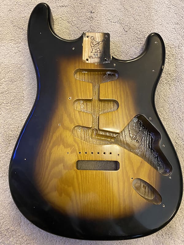 Warmoth Stratocaster Body 2021 Two Tone Burst | Reverb