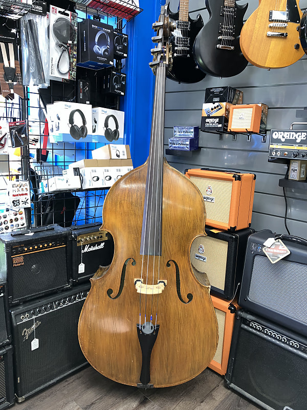 2002 Albert Jakstadt Handcrafted Double Bass #81 - Natural | Reverb