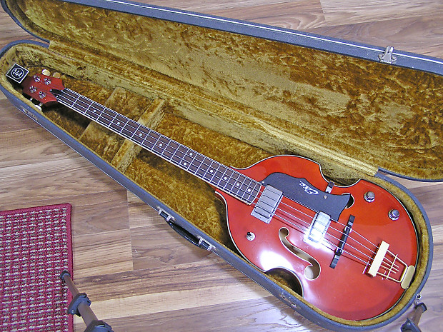Rare Eko 995 Reissue Semi-Hollow Body Violin Bass | Reverb