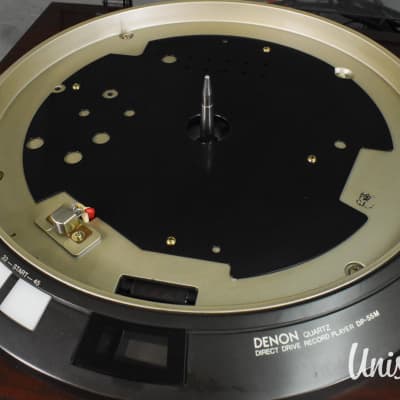 Denon DP-55M quartz direct drive record player in very good | Reverb