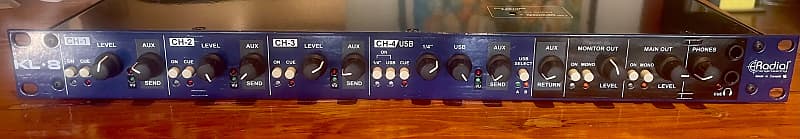 Radial KL-8 Rackmount Keyboard Mixer | Reverb