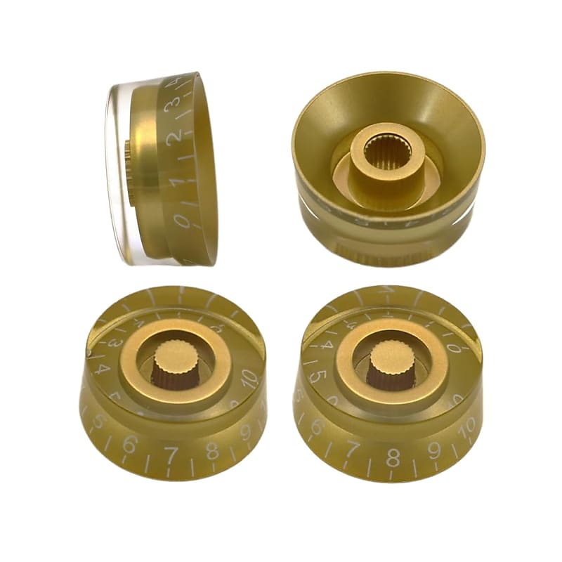 4pcs Gold Imperial/USA LP Electric Guitar Knobs Speed Volume | Reverb