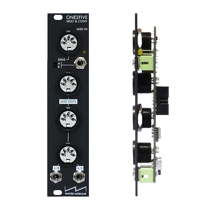 Winter Modular ONE2FIVE Eurorack MIDI Splitter Module | Reverb