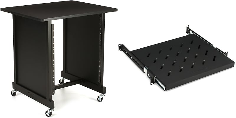 On-Stage Stands WSR7500B Rack Cabinet - Black Bundle with | Reverb