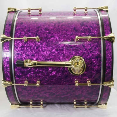 Click Icon - 4pc Maple Drum Set Shell Pack Purple Diamond | Reverb