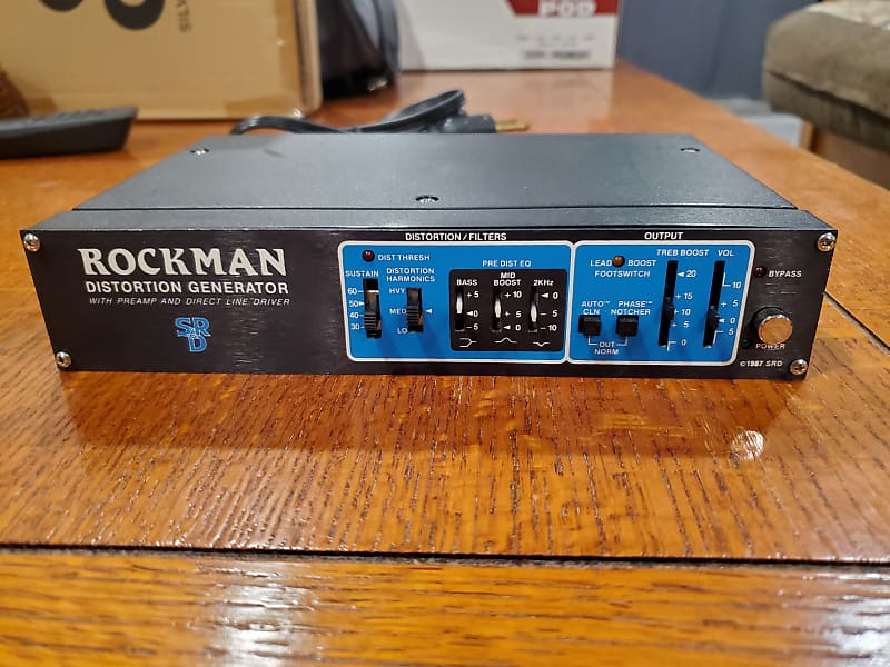 Scholz Rockman Rockman Distortion Generator 1988 - Black/Blue | Reverb