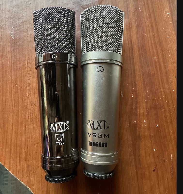 (2 Pack) MXL V93M and Cr24 Black Microphones | Reverb