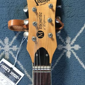 Mosrite The Ventures Electric Guitar circa 1966 Blue Sparkle | Reverb