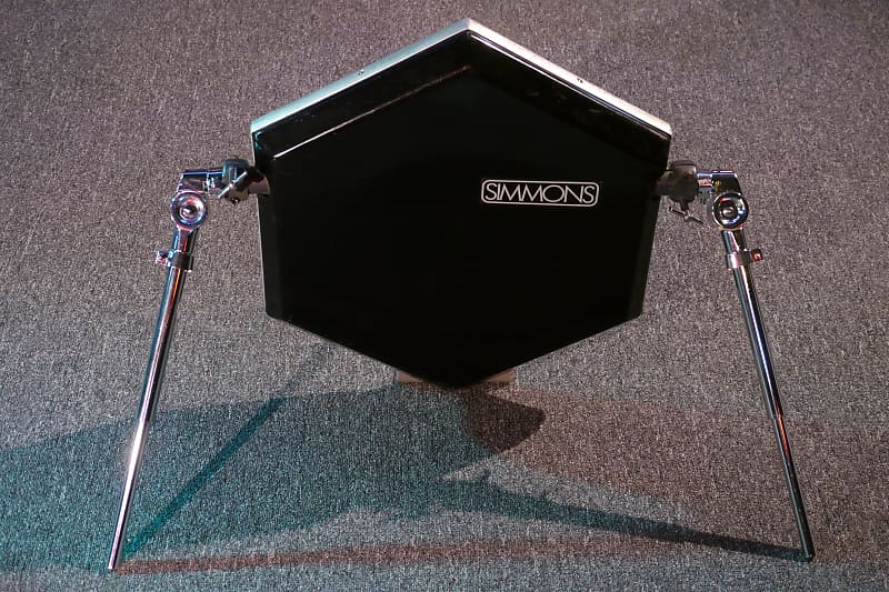 Simmons SDS5 SDSV Bass Drum 1980-1981 - Black | Reverb