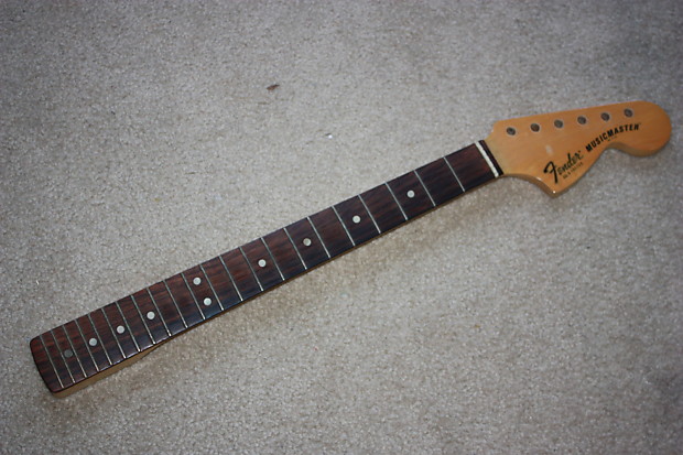 Fender Musicmaster 1977 1978 guitar neck rosewood | Reverb UK