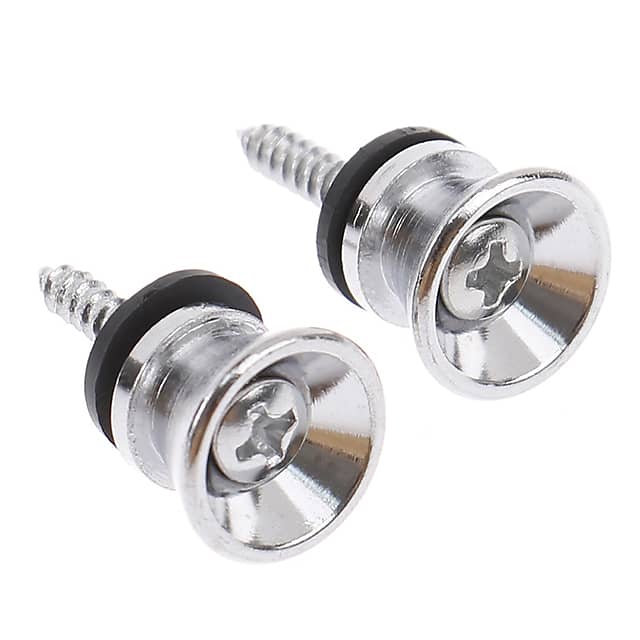 Vintage Guitar Strap Buttons Pair for Stratocaster or | Reverb