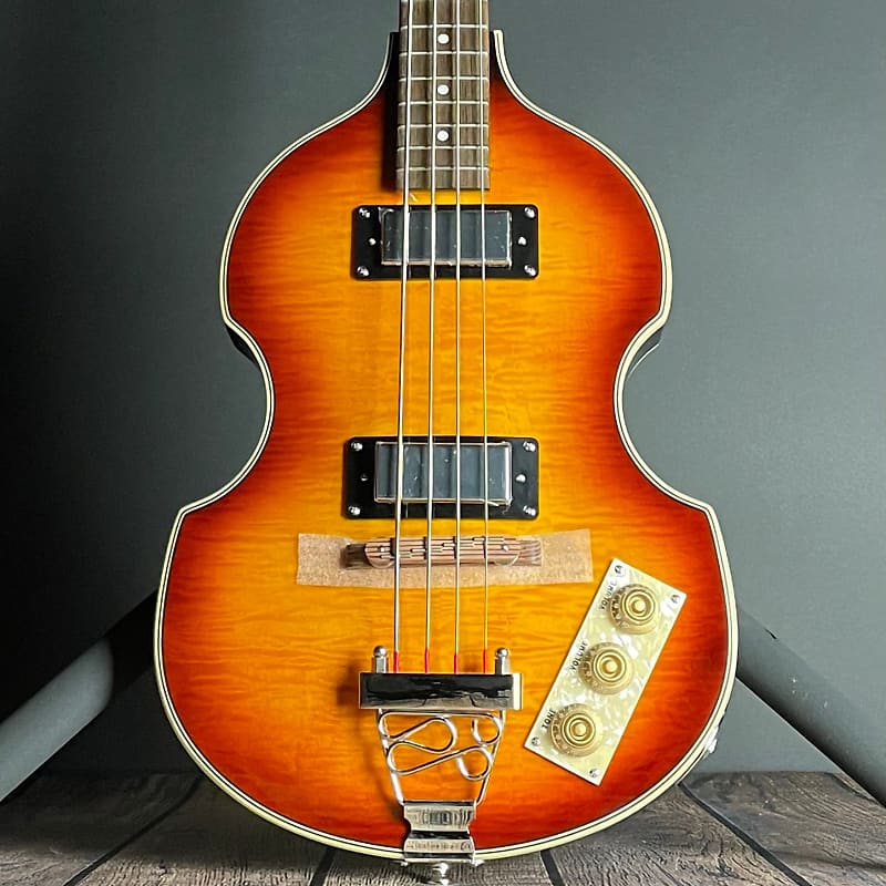 Epiphone Viola Bass- Cherry (22051515398) | Reverb