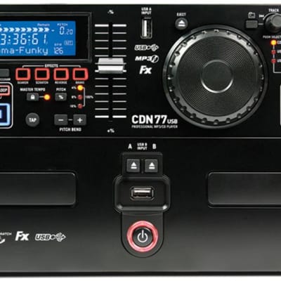 Numark - CDN77USB - Professional Dual USB and MP3 CD player | Reverb