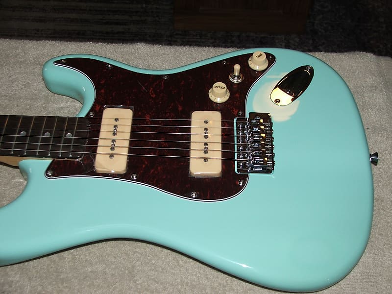 Special Edition SX Hawk Guitar...P-90 Pickups.....powder | Reverb