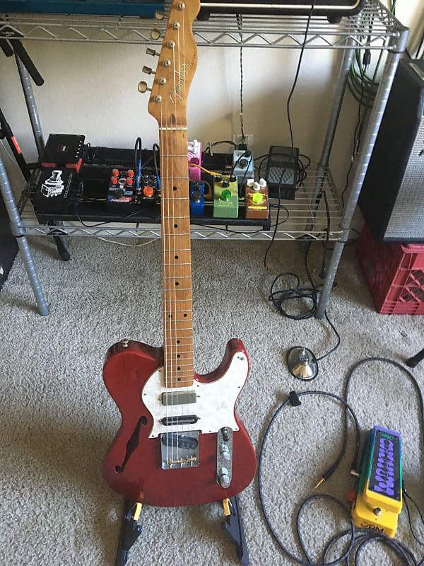 Warmoth Thinline Nashville Telecaster Unknown - Wine Red | Reverb