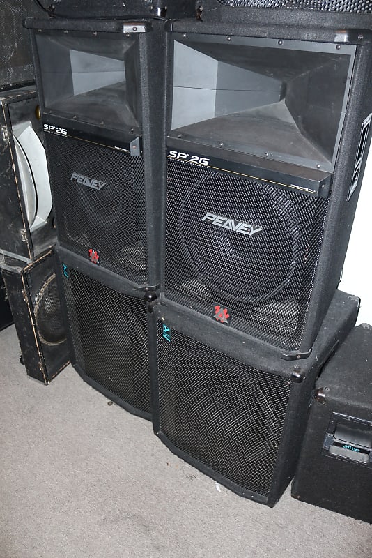 Pa Stack (Pair) 2 - Peavey 1x15s, 2 - Yorkville 1x18s | Reverb