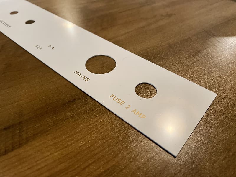 Replacement Marshall JTM45 back panel 64-67 | Reverb