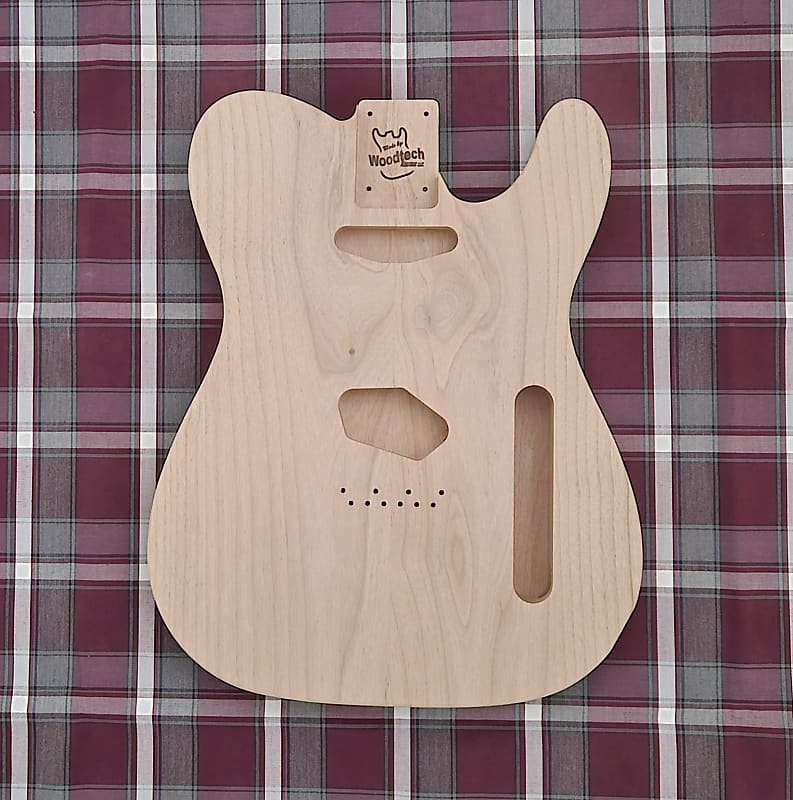 Woodtech Routing - 2 pc Alder Telecaster Body - Unfinished | Reverb