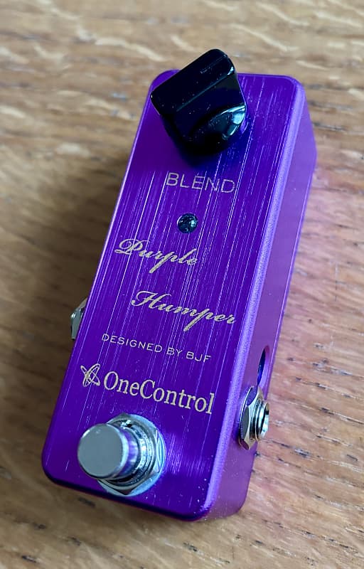 One Control Purple Humper Mid-Range Boost micro pedal | Reverb UK
